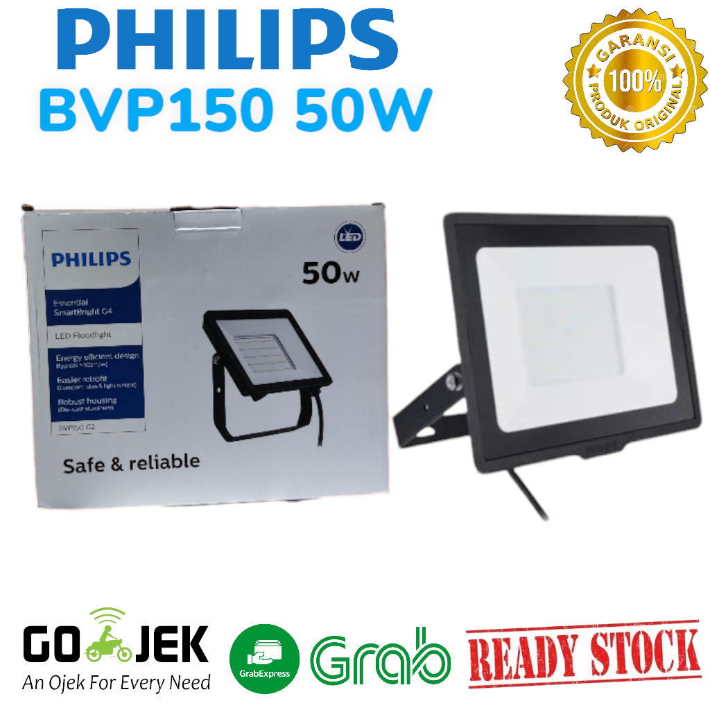 Jual LAMPU SOROT PHILIPS BVP150 50 WATT FOODLIGHT LED 6500K - LAMPU TEMBAK PHILIPS BVP 150 50W ...