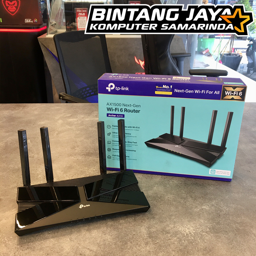 Jual TP-Link Archer AX10 AX1500 Next-Gen Wi-Fi 6 Router Triple-Core CPU ...