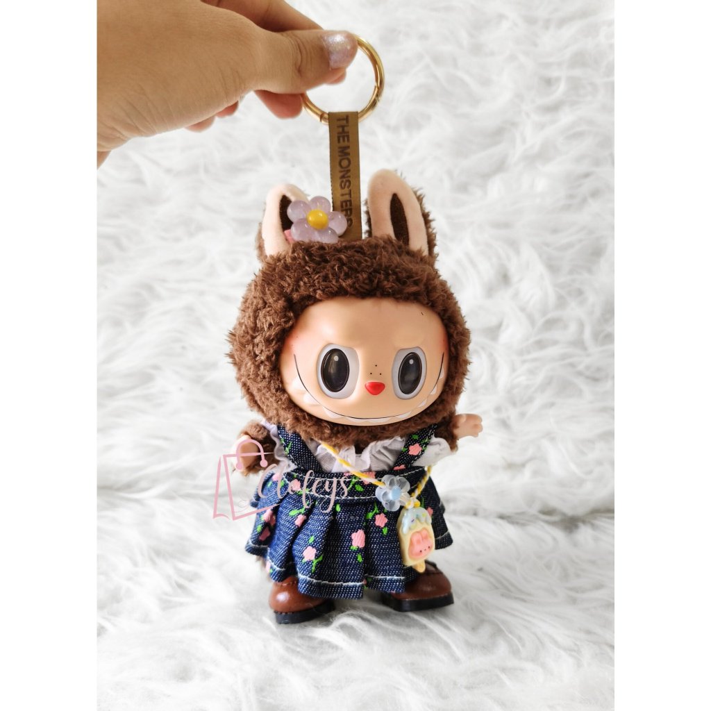 Jual Labubu macaroon Secret Cocoa (replika mirror 1:1) - gantungan tas ...