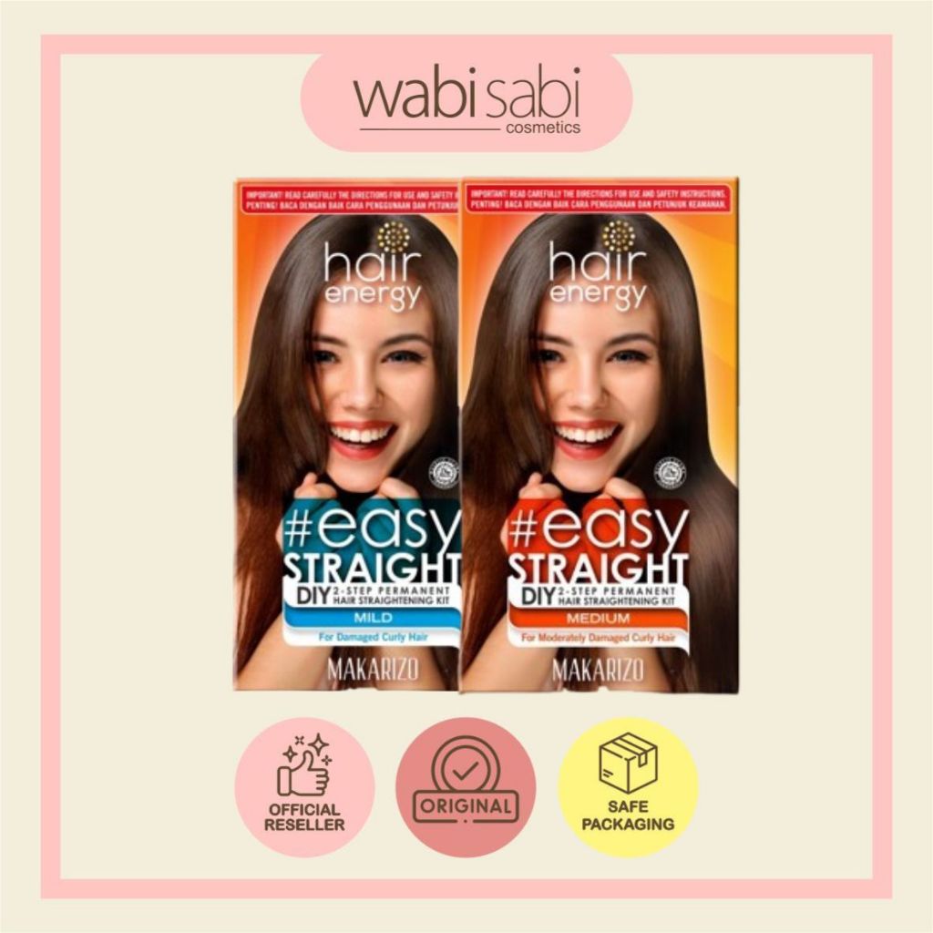Jual MAKARIZO Hair Energy Easy Straight Medium | Mild | Shopee Indonesia