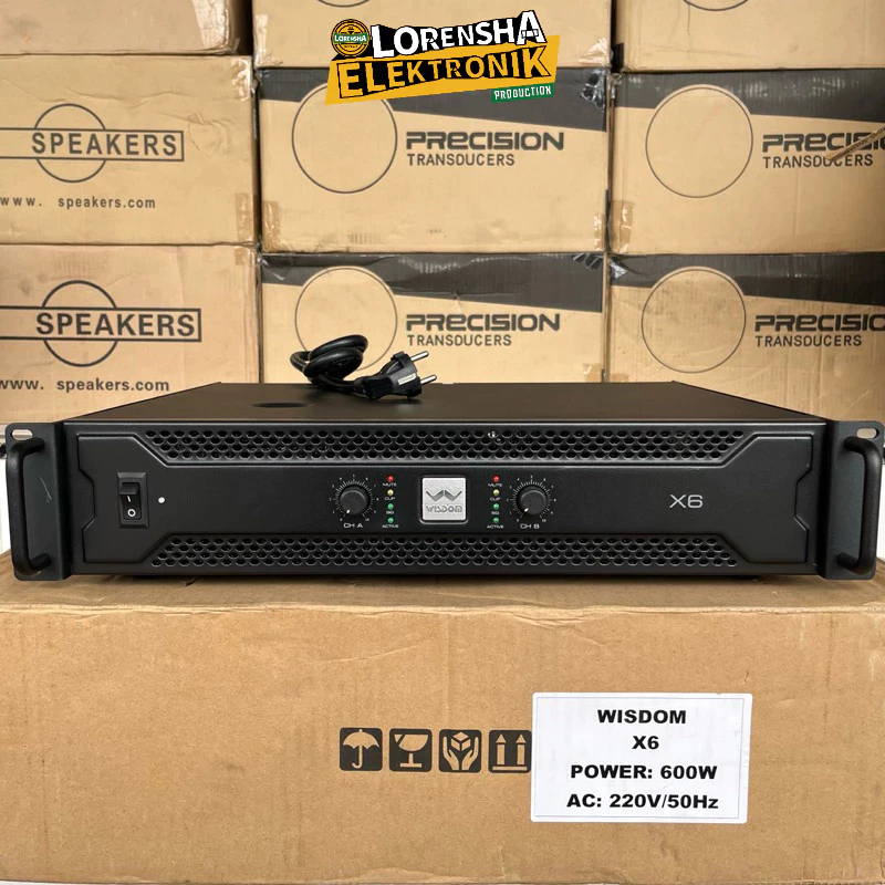 Jual Power Amplifier WISDOM X6 Original Power Amplifier Class H ...