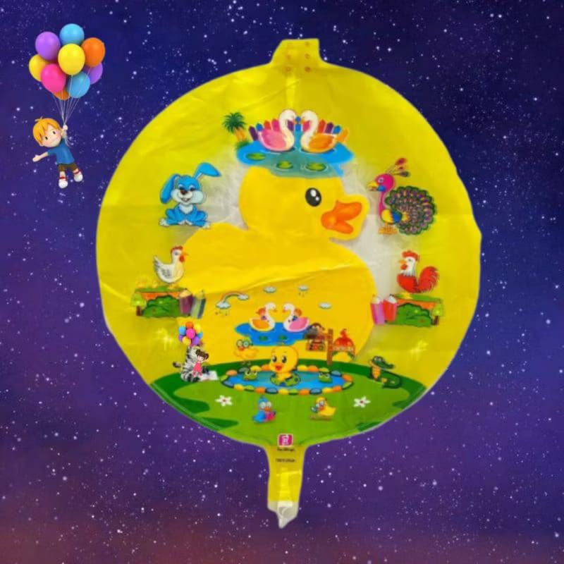 Jual (1pack=50pc) ISI DOBEL BEBEK (Balon Gas/FOIL/TERBANG/KARAKTER ...