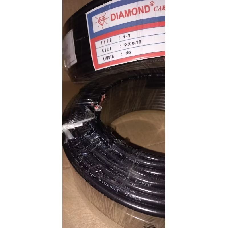Jual Kabel Listrik PER METER Kabel DIAMOND 2X0,75 Serabut Hitam Y-Y ...