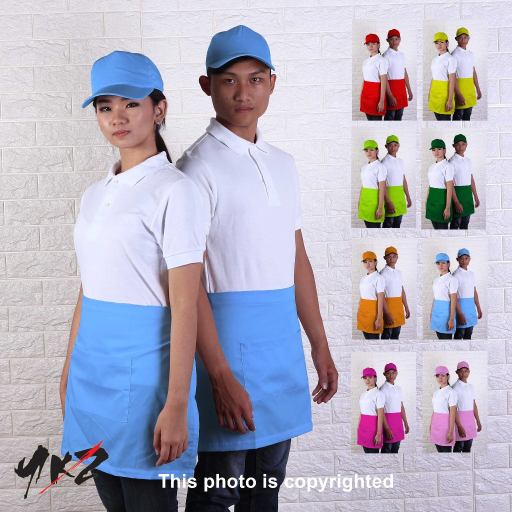 Jual celemek setengah badan, celemek masak, apron masak ,celemek ...