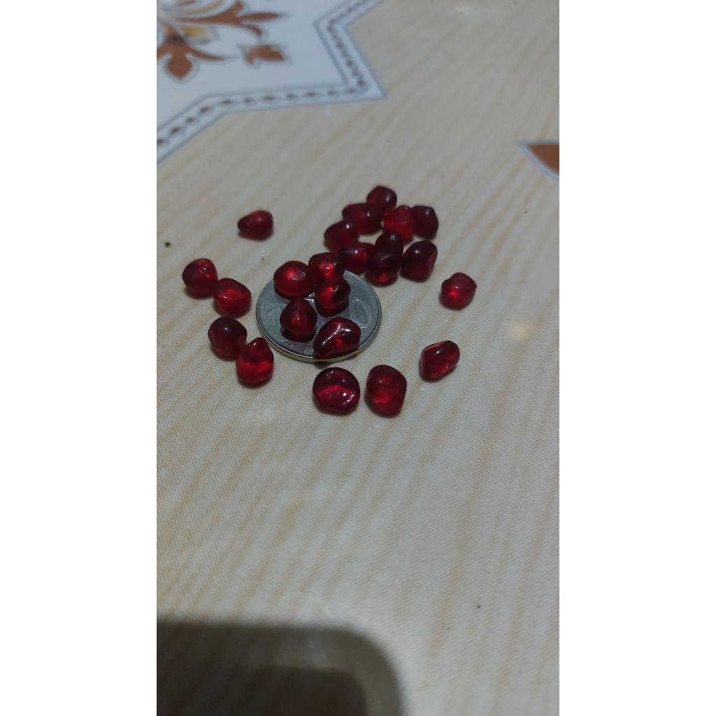 Jual MATA CINCIN BATU MUSLIPAN KRIKIL MERAH DELIMO | Shopee Indonesia