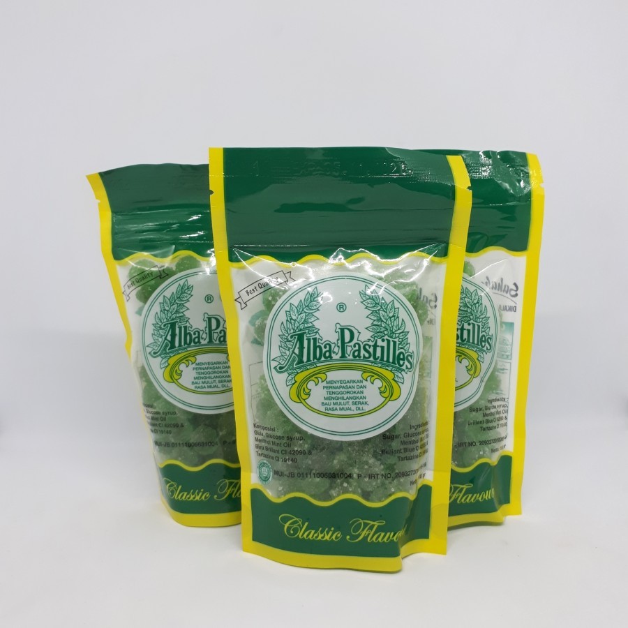 Jual Permen alba pastilles 100 gr/ alba pastiles / permen mint /Permen ...