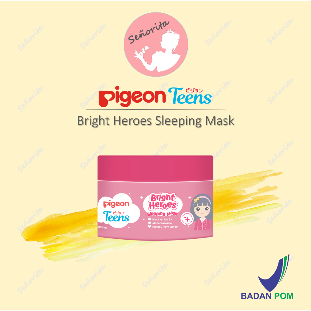 Jual PIGEON TEENS Bright Heroes Sleeping Mask 30ml | Shopee Indonesia