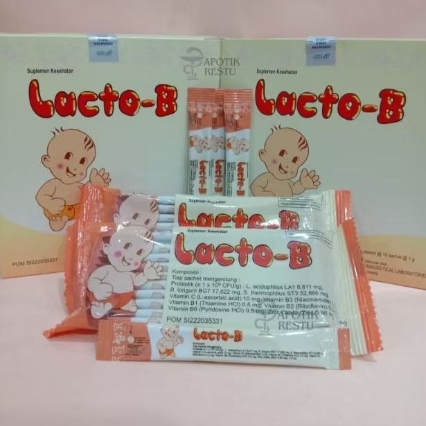 Jual LACTO B Lacto Obat Diare untuk Bayi dan Anak (1 sachet 1gr ...