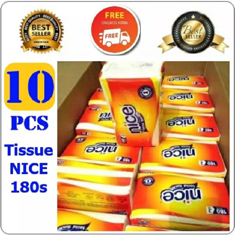 Jual Tisu Tissue Nice 1 Pack 5 Pack 1 Sheet 2 Ply Atau Tisu Kering ...