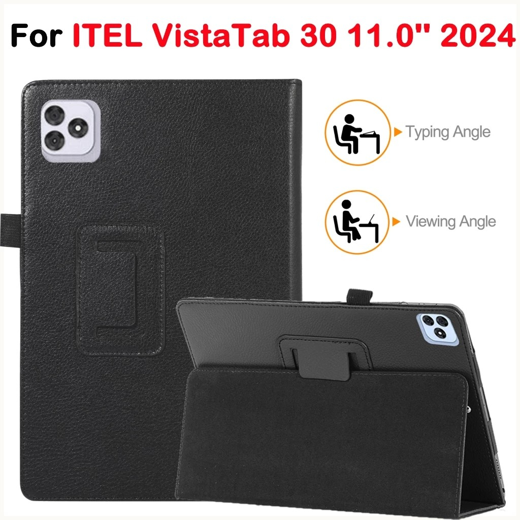Jual ITEL VISTA TAB 30 11 INCH 2024 FLIP CASE LEATHER STANDING COVER ...