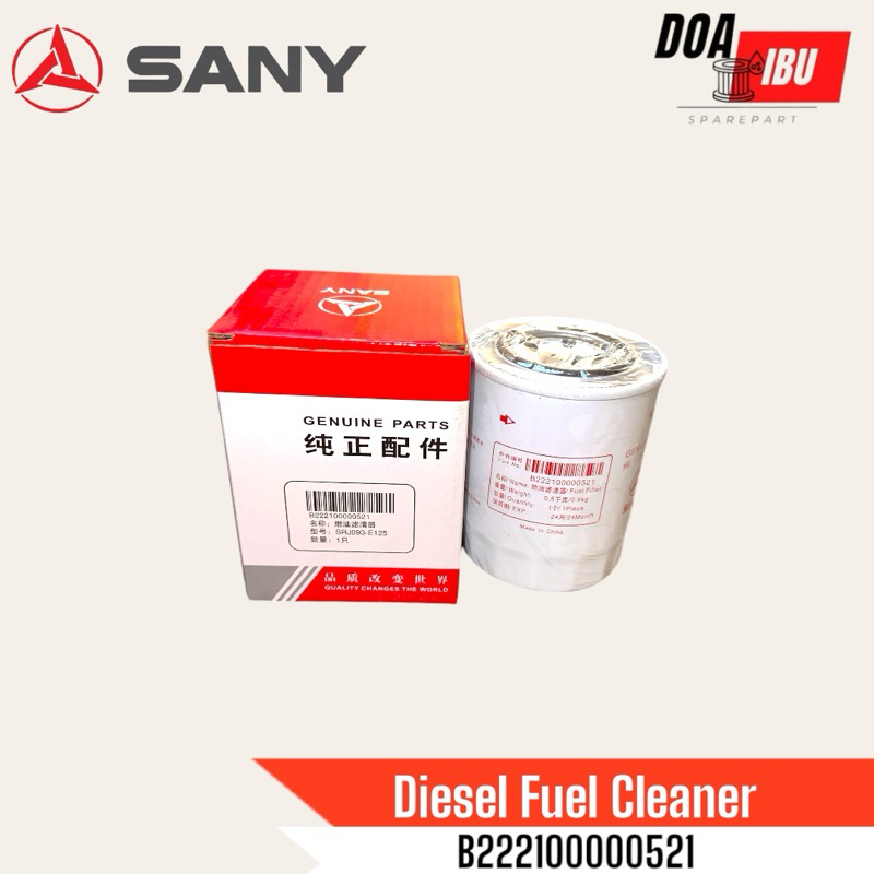 Jual Diesel Fuel Cleaner / Fuel Filter SANY SY215C B222100000521 ORI ...