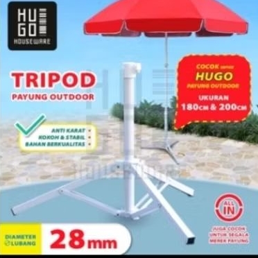 Jual DIJUAL RUGII !! TRIPOD PAYUNG HUGO BARU | Shopee Indonesia