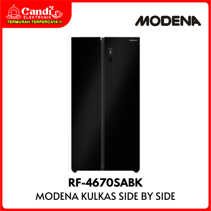Jual MODENA Kulkas Side by Side Kapasitas 467 Liter Powerhub Dual ...