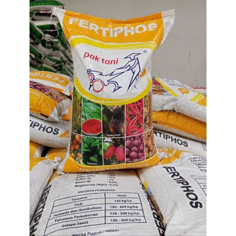 Jual Pupuk phosphate Fertiphos phospate 20%+ Mikro 50kg | Shopee Indonesia