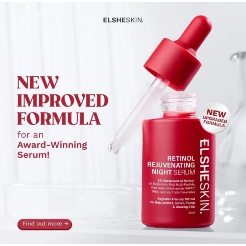 Jual ELSHESKIN Retinol Rejuvenating Night Serum 15ml | 30ml | Shopee ...