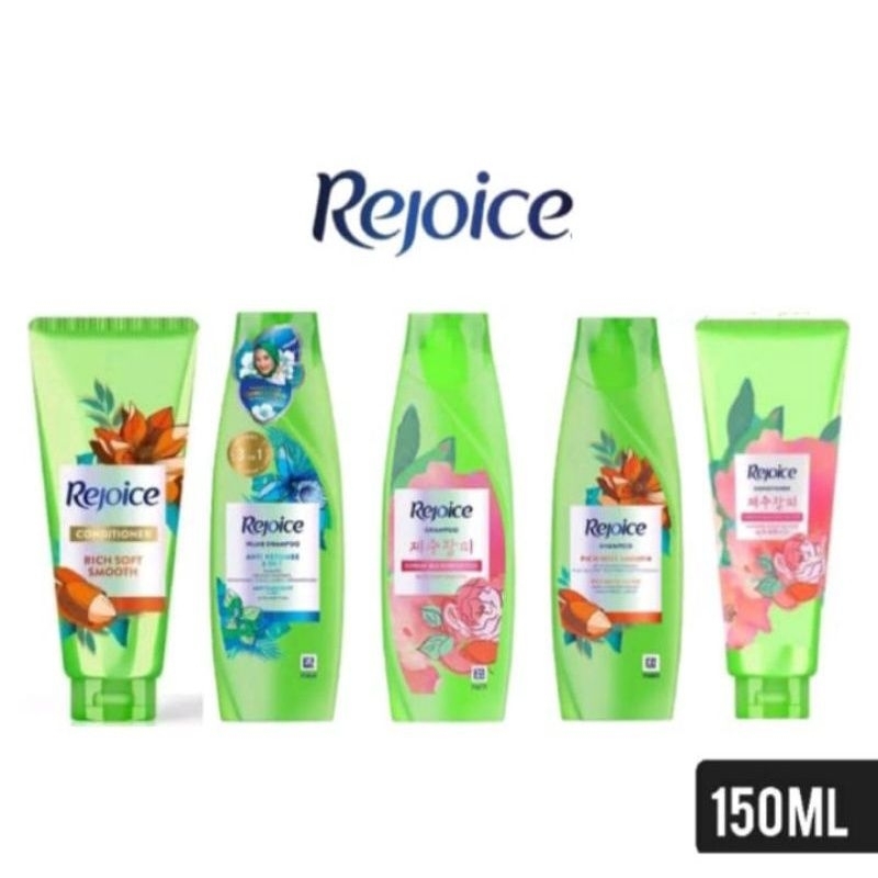 Jual 150ml Rejoice 3in1 Anti Dandruff dengan Menthol Shampoo Sampo Shampo Kondisioner Rich Soft ...