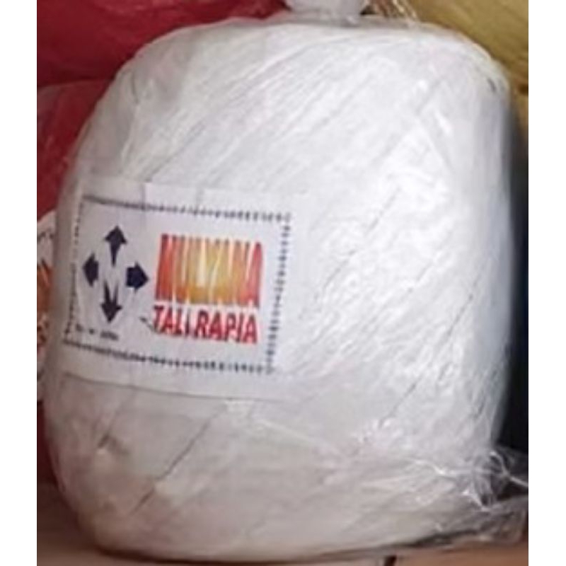 Jual tali rafia warna putih berat -+700g | Shopee Indonesia