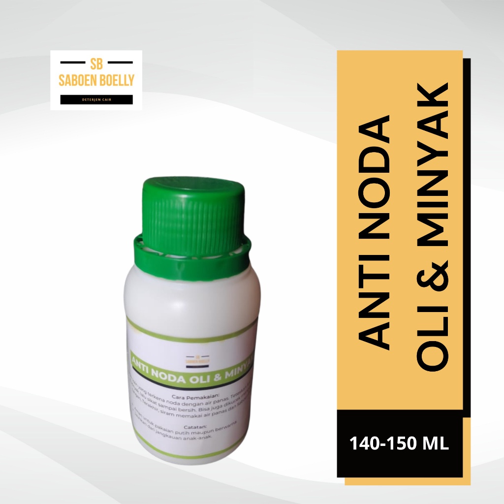 Jual SABOEN BOELLY ANTI NODA OLI Penghilang Noda Oli dan Minyak 15 ml ...