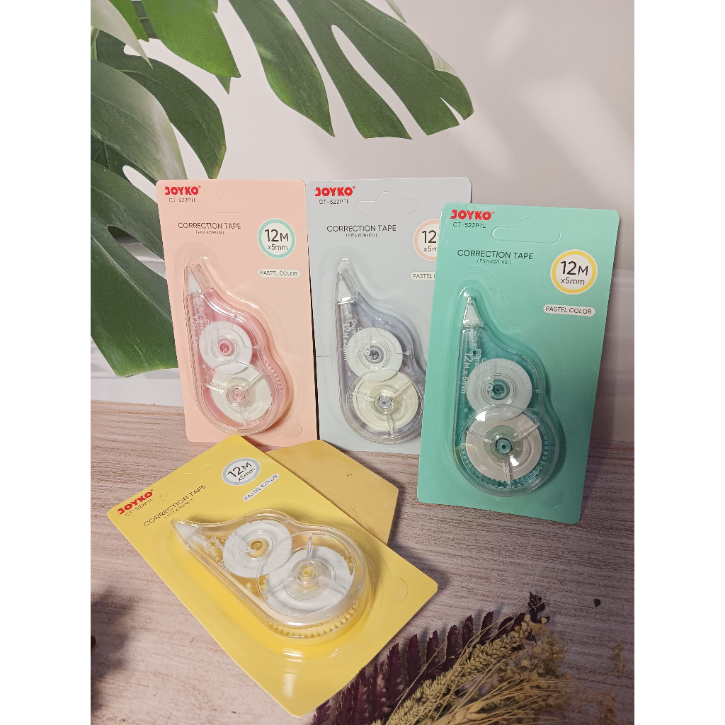 Jual Correction Tape Joyko CT-522PTL Pastel Color 12 M x 5 mm | Shopee ...