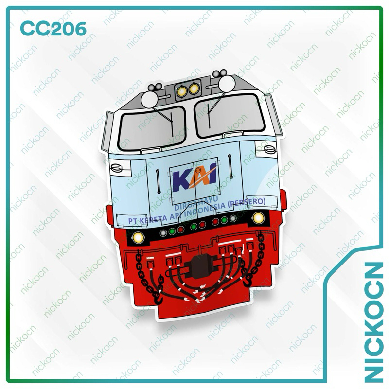 Jual Stiker Lokomotif CC206 | Shopee Indonesia
