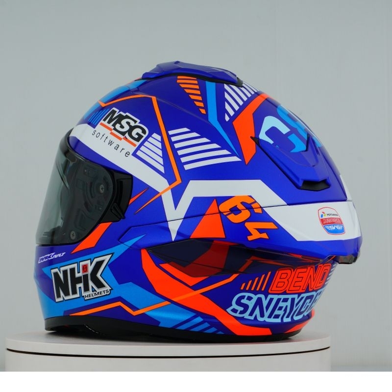 Jual HELM NHK MARK-1 GP-EDITION BOBEN#5 (double visor) | Shopee Indonesia