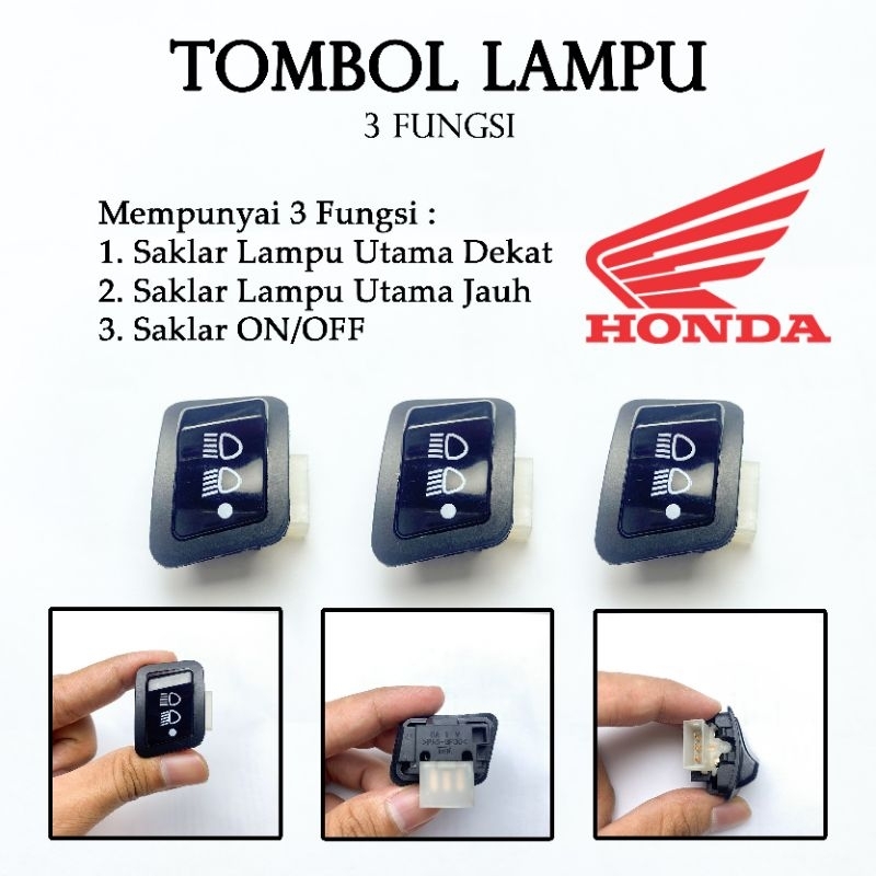 Jual saklar lampu motor 3 metode ceklekan honda-solusi tepat untuk ...