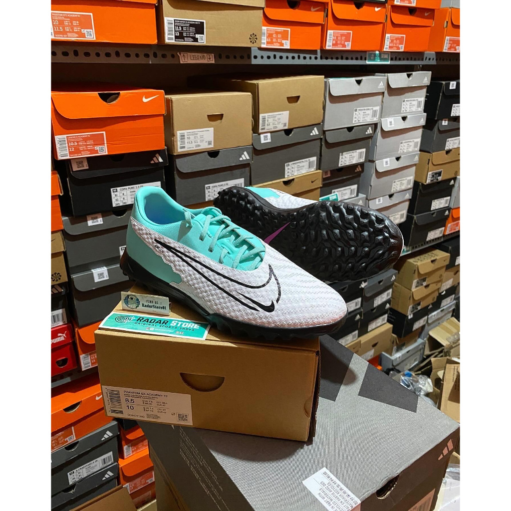 Jual Sepatu Bola Nike Phantom GX Academy TF Hyper Turq DD9477-300 ...