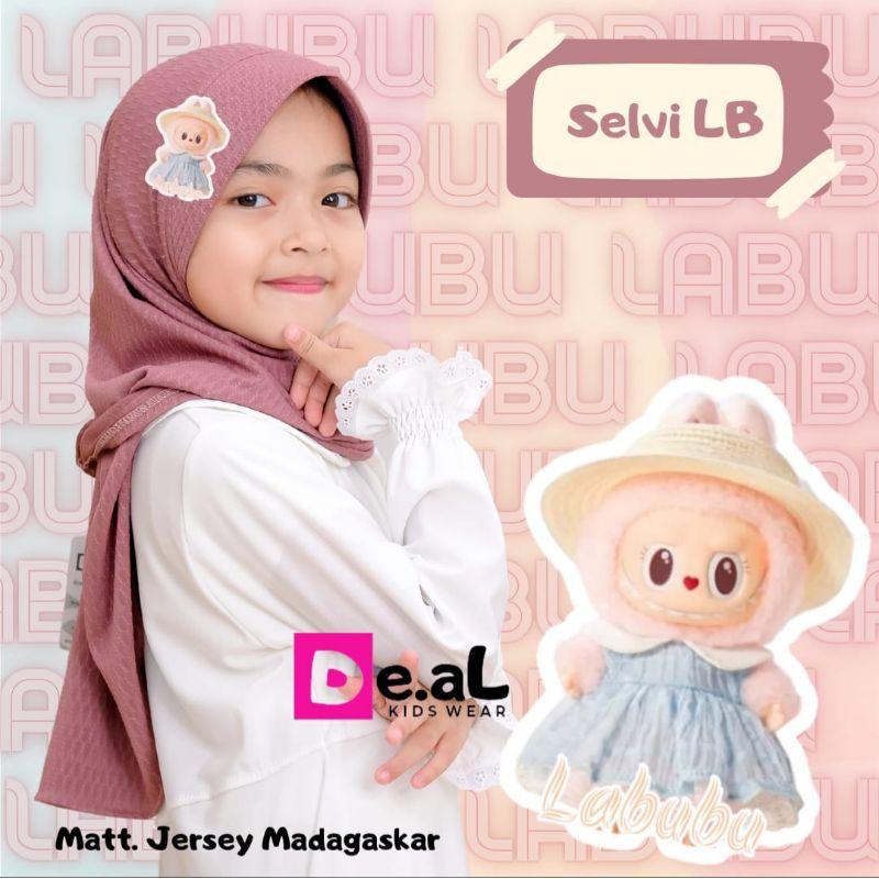 Jual JILBAB ANAK LABUBU/HIJAB LABUBU/SEGITIGA INSTAN ANAK | Shopee ...