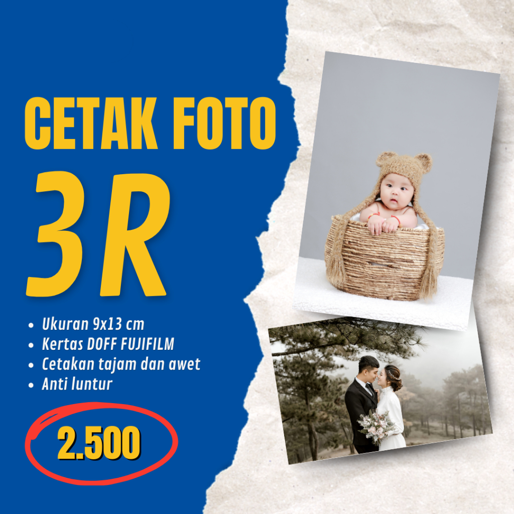Jual CETAK FOTO PRINT 3R/FUJIFILM | Shopee Indonesia