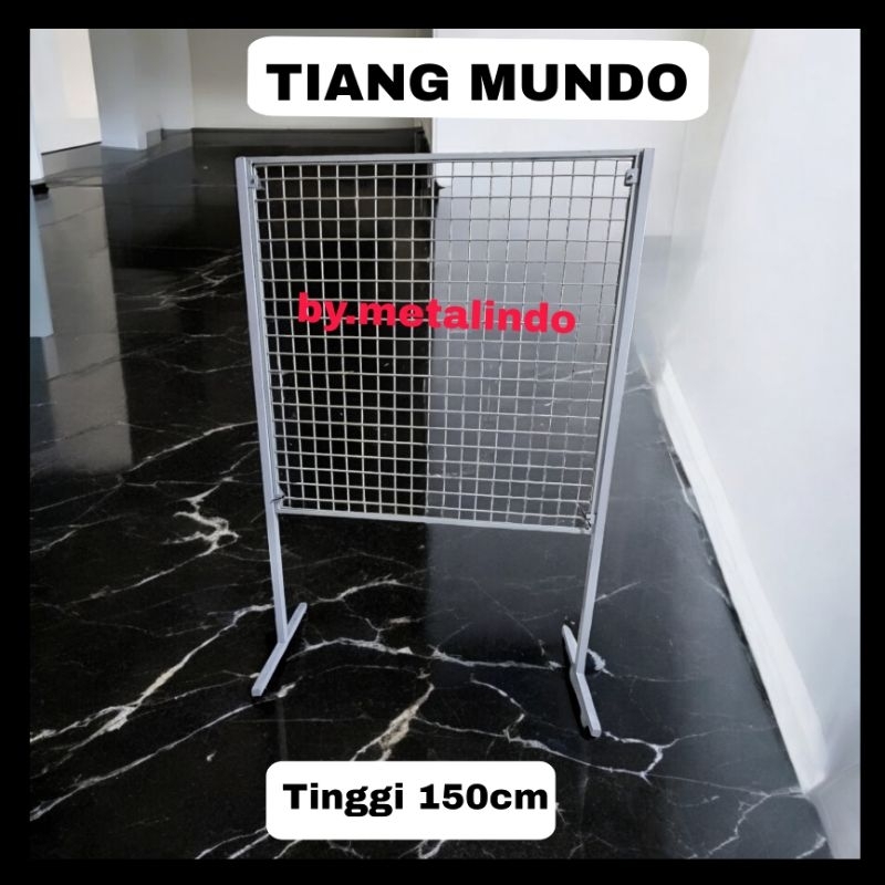 Jual Tiang mundo Kaki Ram Besi Penyangga Ram Tiang Gantungan Display ...