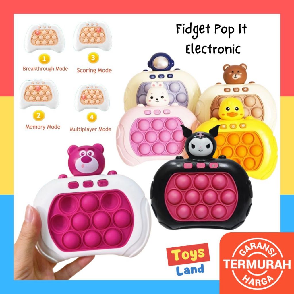 Jual Fidget Pop Machine Fidget Pop It Elektronik Pop It Elektrik Pop It ...