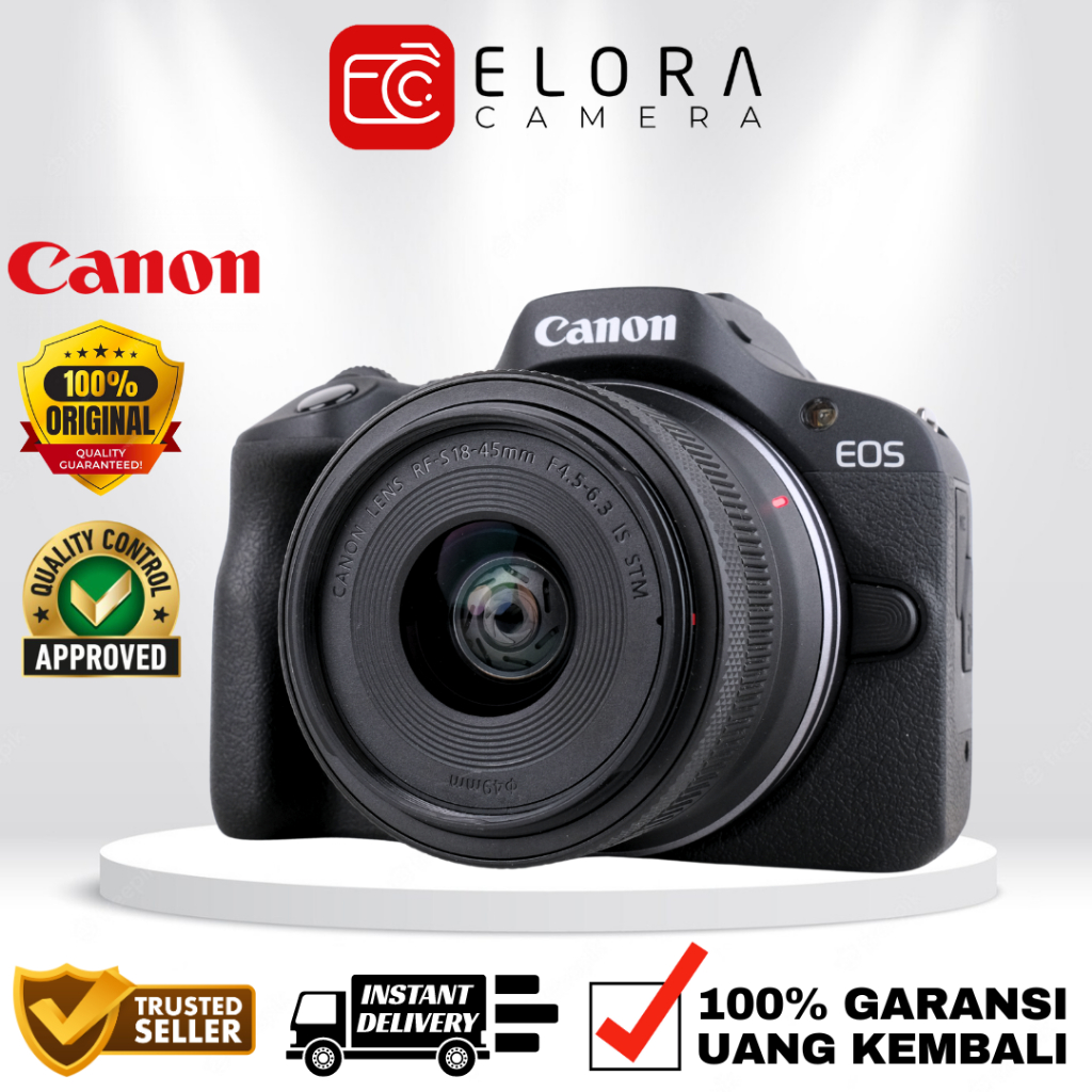 Jual Canon EOS R100 Kit 18-45mm / Kamera Mirrorless Canon EOS R 100 Kit ...