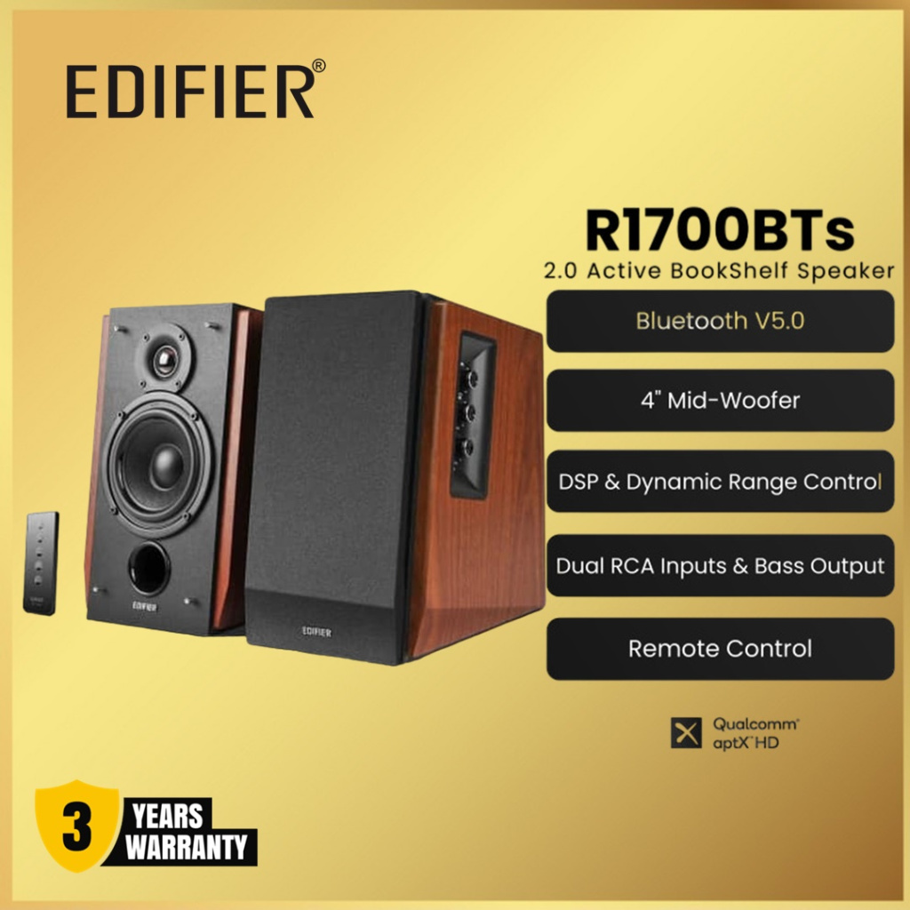 Jual Edifier R1700BTs 2.0 Active BookShelf Speaker R1700 BTs R 1700 BTs ...