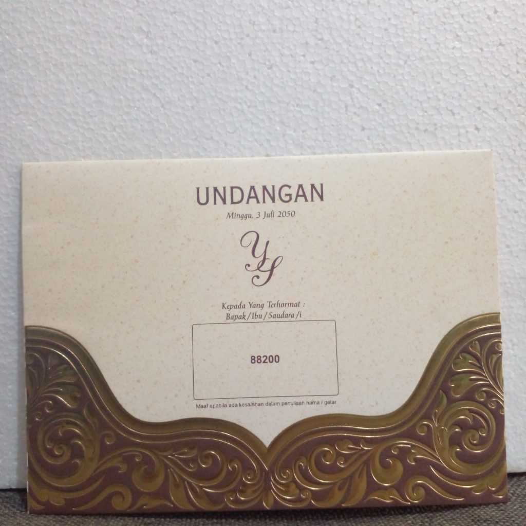 Jual print UNDANGAN NIKAH ERBA 88200 PERNIKAHAN SUNAT SUNATAN KHITAN ...