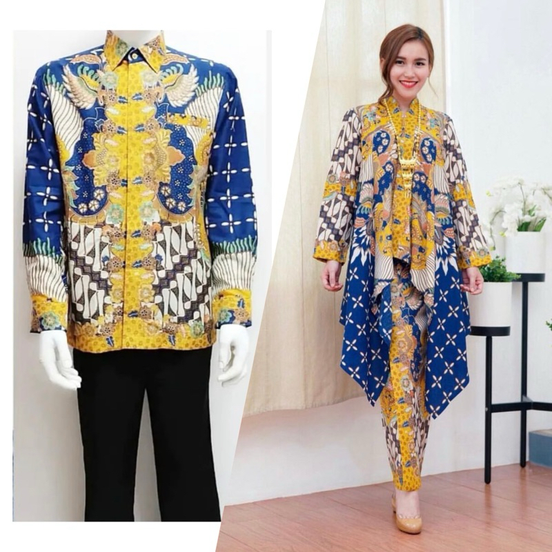 Jual COUPLE SETELAN BATIK PREMIUM HALUSAN | Shopee Indonesia
