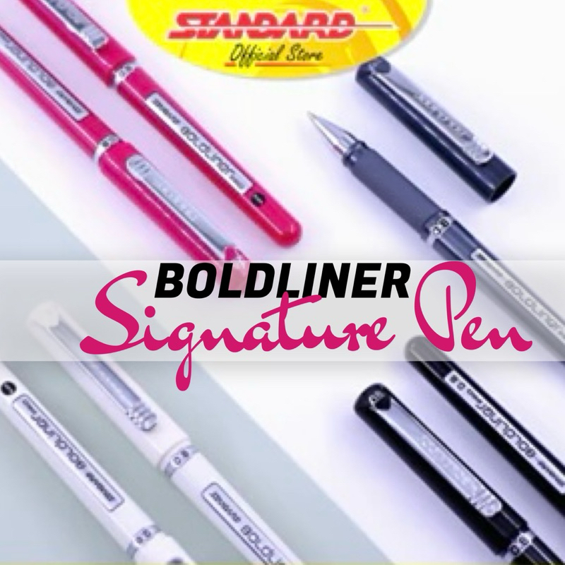 Jual SIGN PEN STANDARD BOLDLINER | HITAM | 0.8-1.0mm | PEN TANDA TANGAN ...