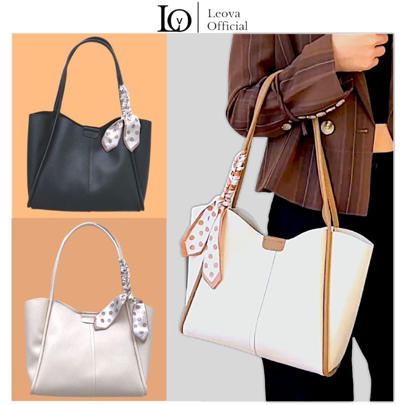 Jual Tote Bag Wanita Windy - Tas Bahu Wanita Kekinian (Plus Syal/Twily ...