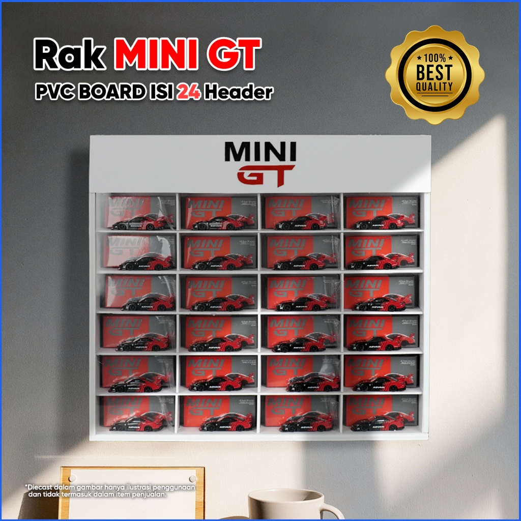 Jual Rak Mini GT Bahan PVC Board Isi 24 Dengan Logo | Shopee Indonesia