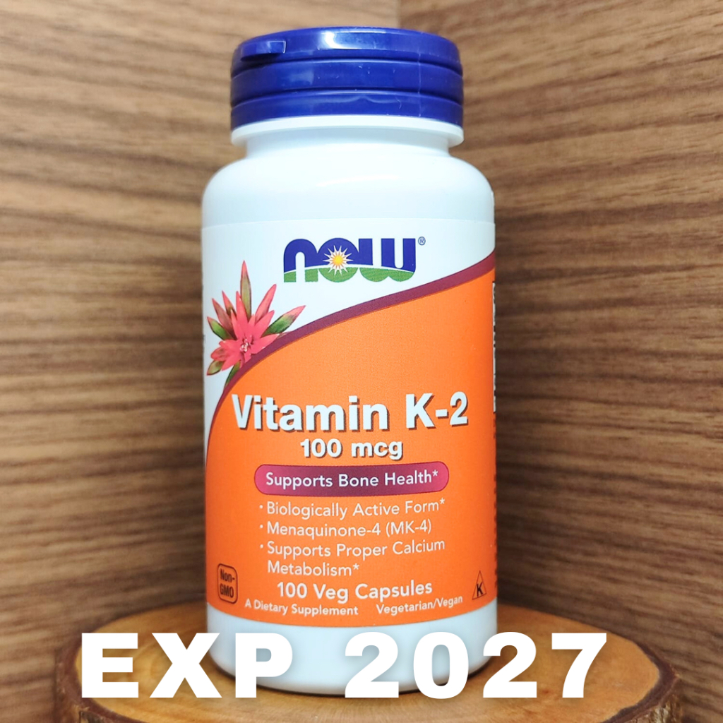 Jual Now Foods Food Vitamin K2 , K 2 100 mcg 100 Veg Cap | Shopee Indonesia
