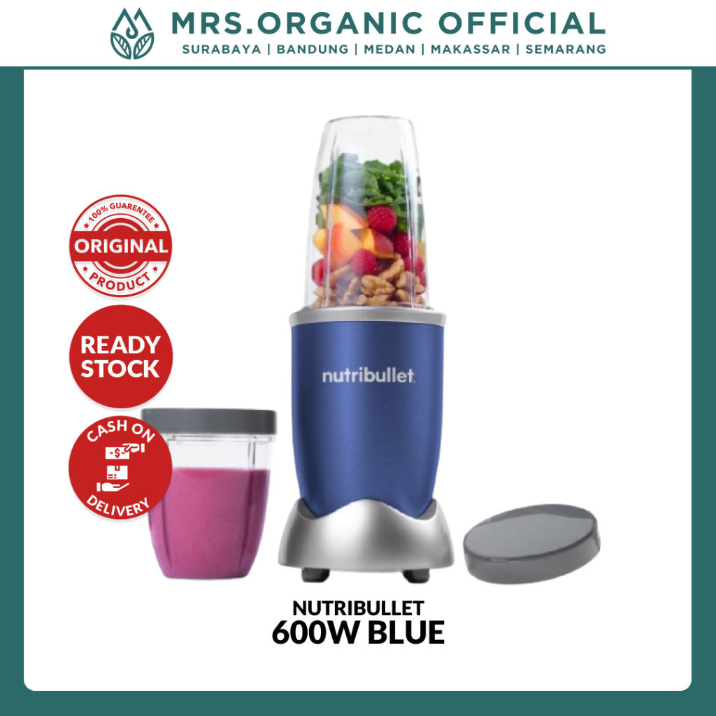 Jual Nutribullet 600W 8-pc Blue - Juicer Buah Sayur Ekstraktor Buah ...