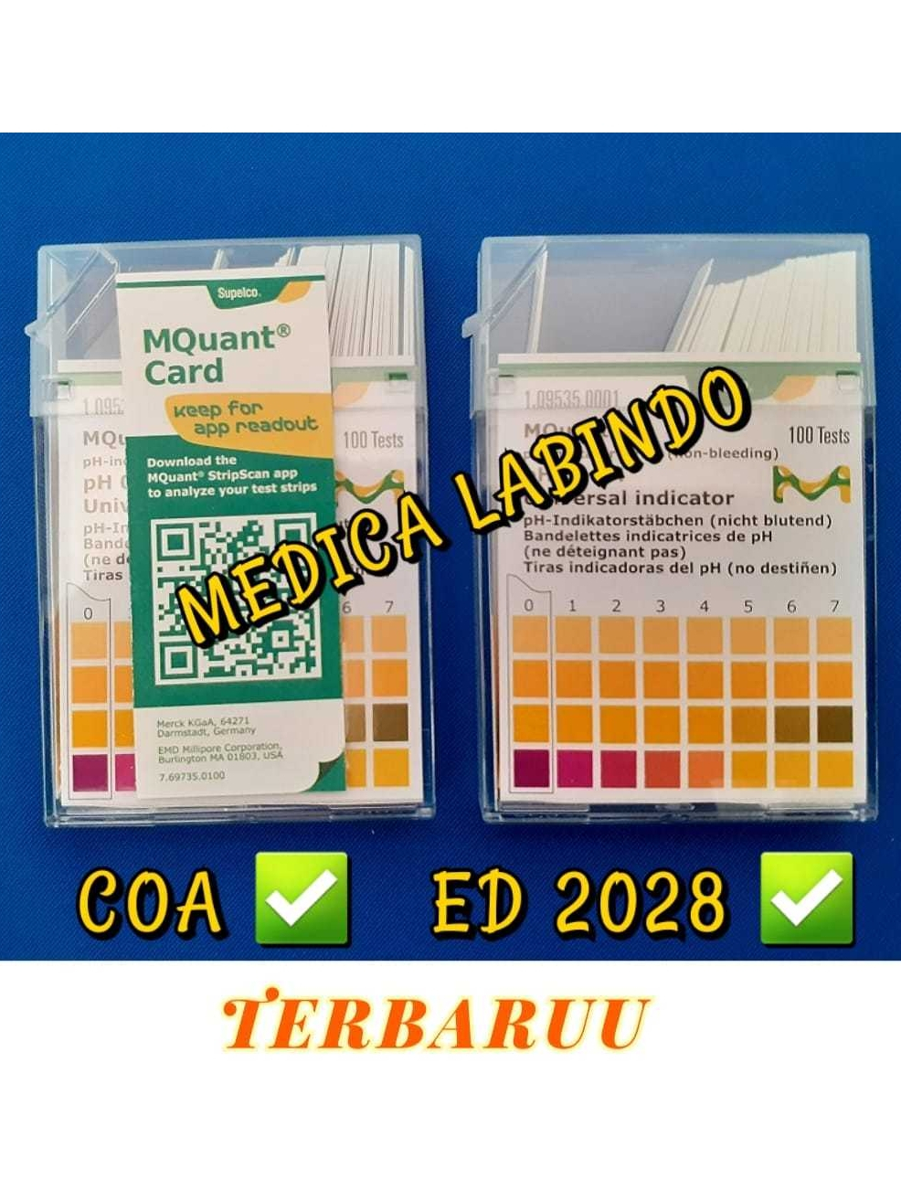 Jual Kertas PH / PH Paper 0-14 MERCK Original | Shopee Indonesia