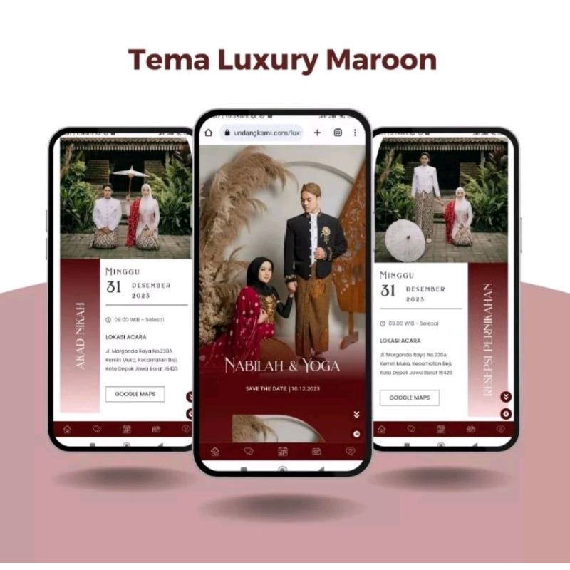 Jual UNDANGAN DIGITAL PERNIKAHAN RESEPSI RESEPSI | Shopee Indonesia