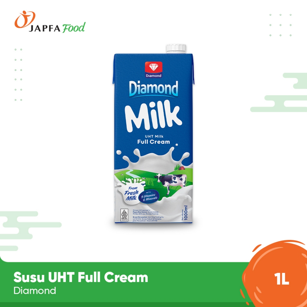 Jual Diamond Susu UHT Full Cream 1L | Shopee Indonesia