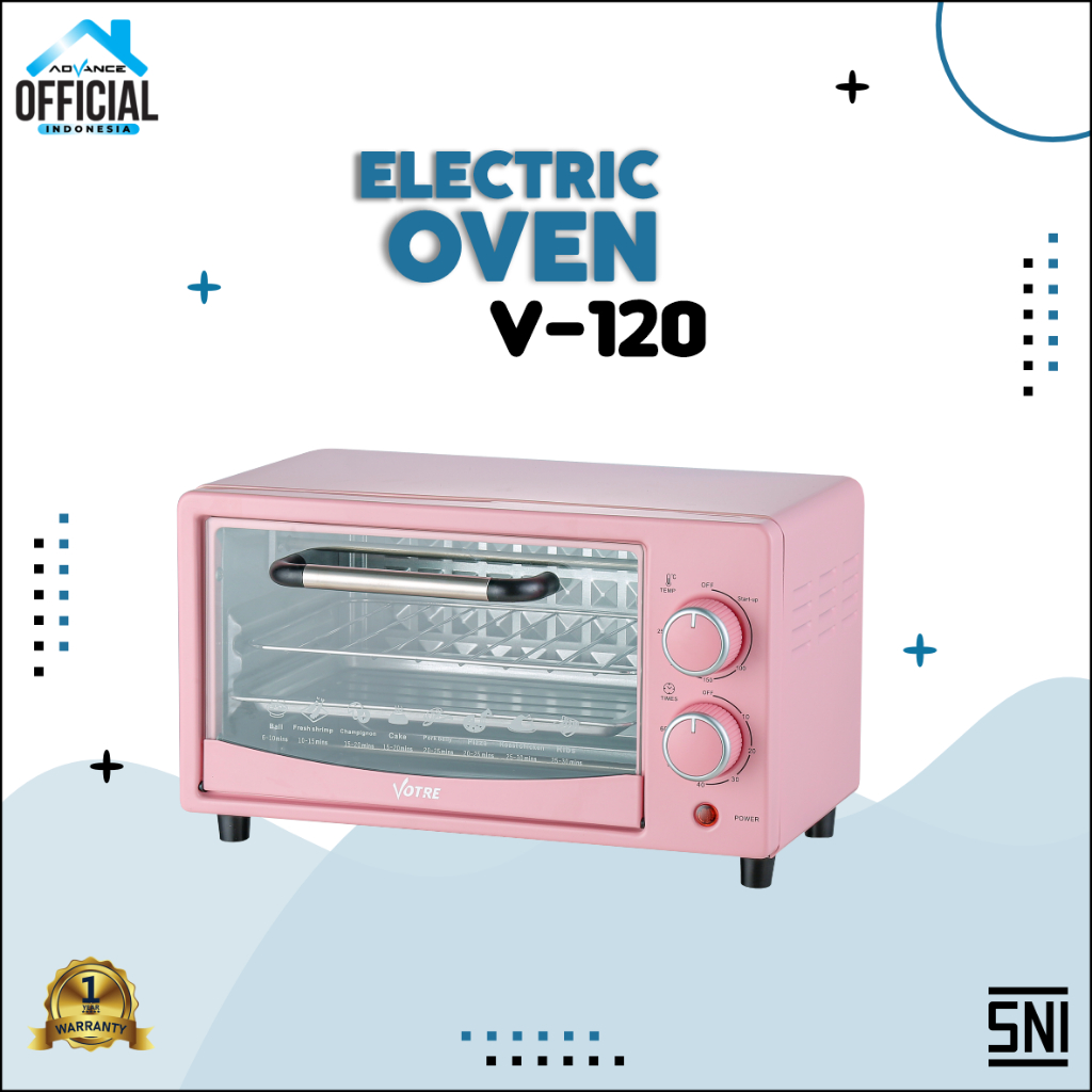 Jual READY!!! ADVANCE Oven Listrik V-120 Kapasitas 12L Pemanas Atas ...