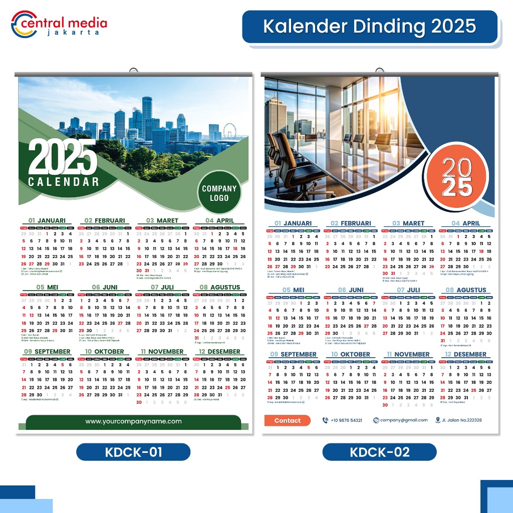 Jual Cetak Kalender Dinding 2025 Custom Foto Art Carton 260 Jepit ...