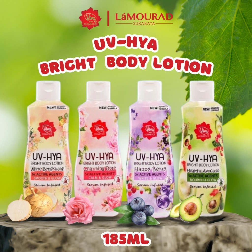 Jual VIVA UV-HYA Bright Body Lotion Happy Berry / Healthy Avocado ...