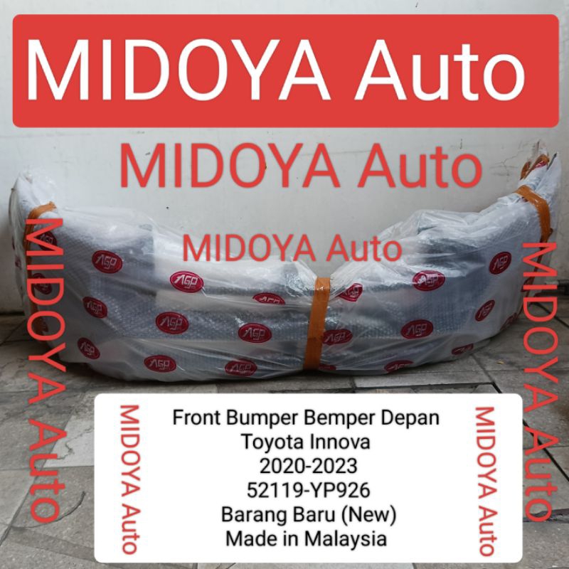 Jual Front Bumper Bemper Depan Toyota Innova Reborn 2020-2023 Barang ...