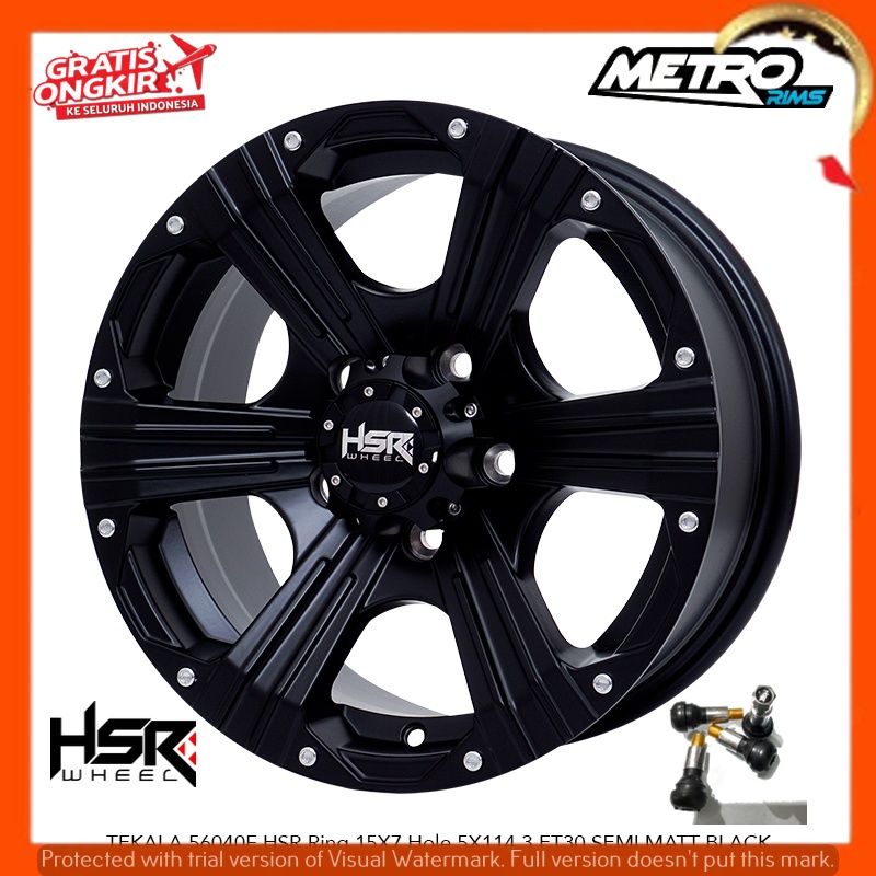 Jual VELG RACING SEMI OFFROAD HSR TEKALA RING 15 R15 BUAT MOBIL XPANDER CRV INNOVA RUSH TERIOS ...