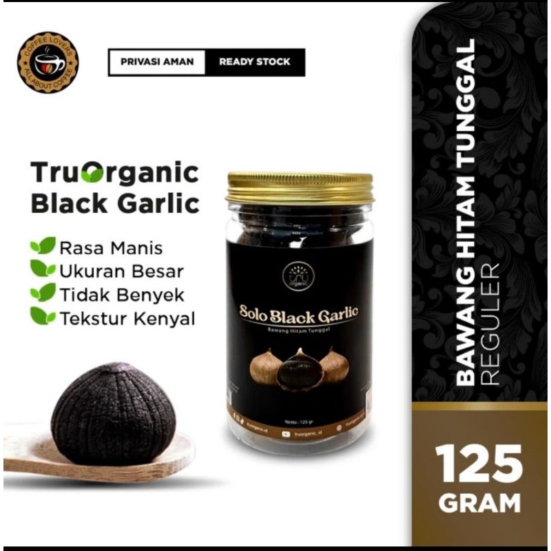 Jual BLACK GARLIC BAWANG HITAM TUNGGAL 125 gram | Shopee Indonesia