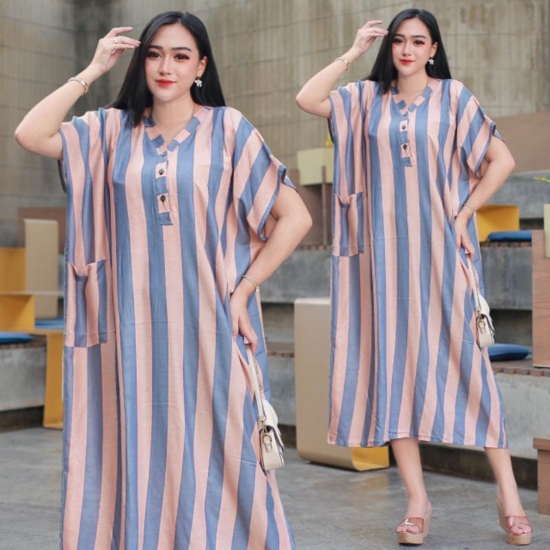 Jual Daster Lowo Jumbo Kelelawar Bisa Untuk Ibu Hamil Menyusui Dress ...